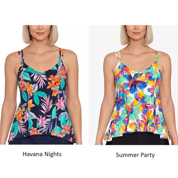 Swim Solutions | Swim | Nwt Swim Solutions Womens High Low Swim Tankini ...